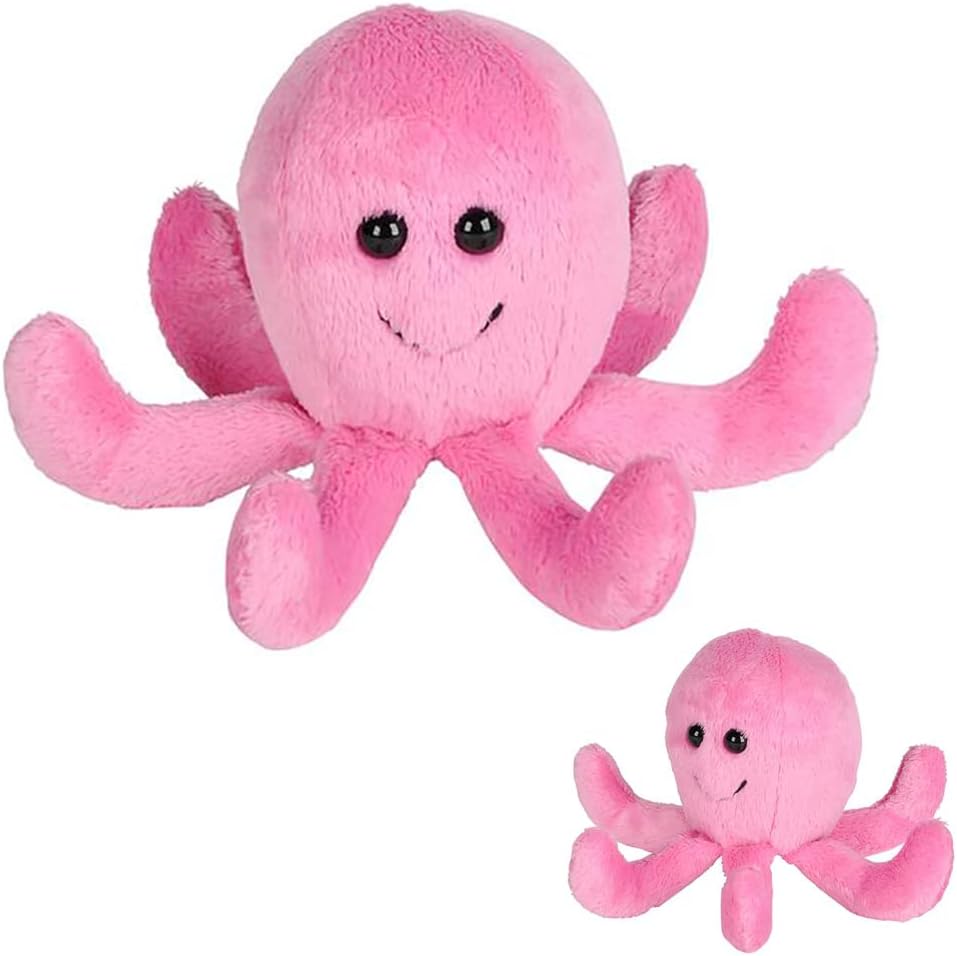 Amazon.com: The Dreidel Company Plush Octopus Mighty Mights, 3.5" Inch ...