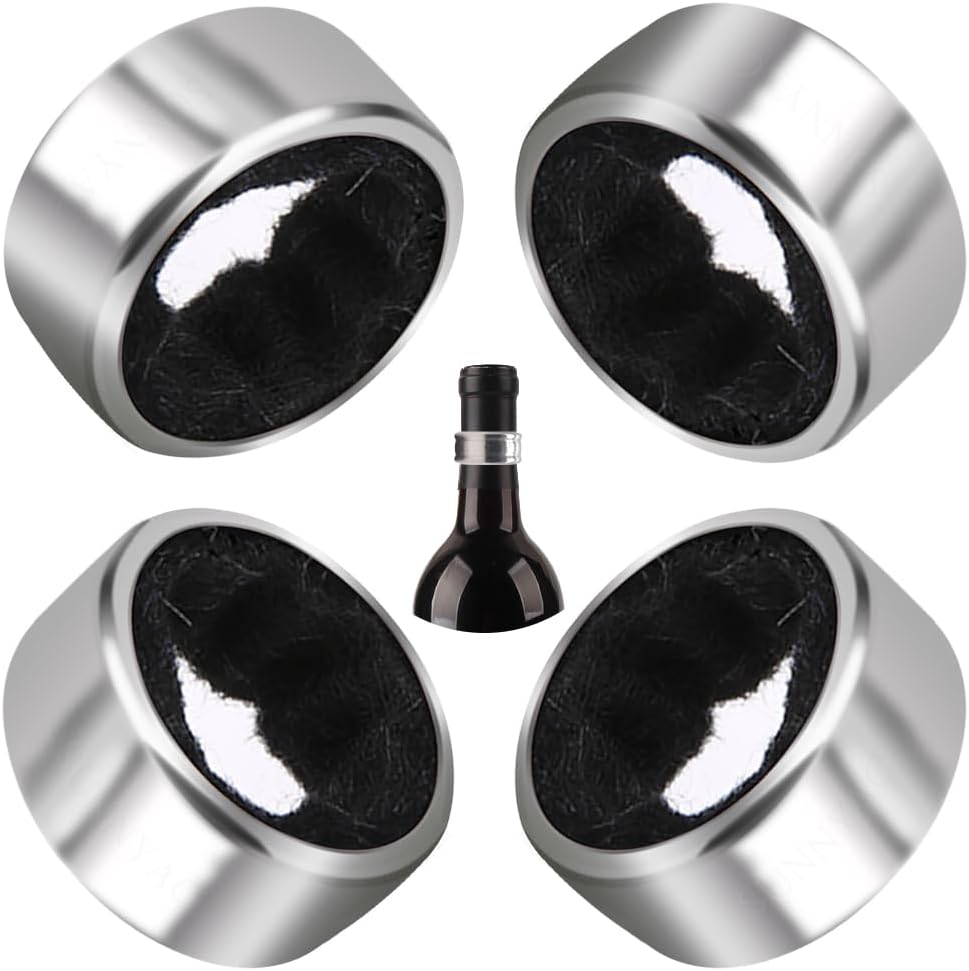 Amazon.com: The Wine Drip Ring | Set of 12 | Felt Leak Stopper ...