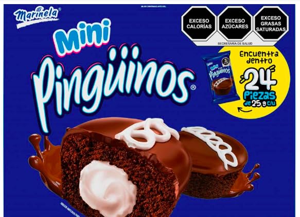 Amazon.com: Mini Pinguinos (24pzas)21.16oz : Grocery & Gourmet Food
