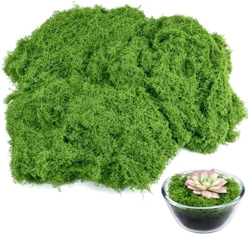 Amazon.com: Usmola Artificial Fake Moss, 8OZ Craft Moss for Potted ...