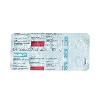 Embia 180 - Strip of 10 Tablets : Amazon.in: Health & Personal Care