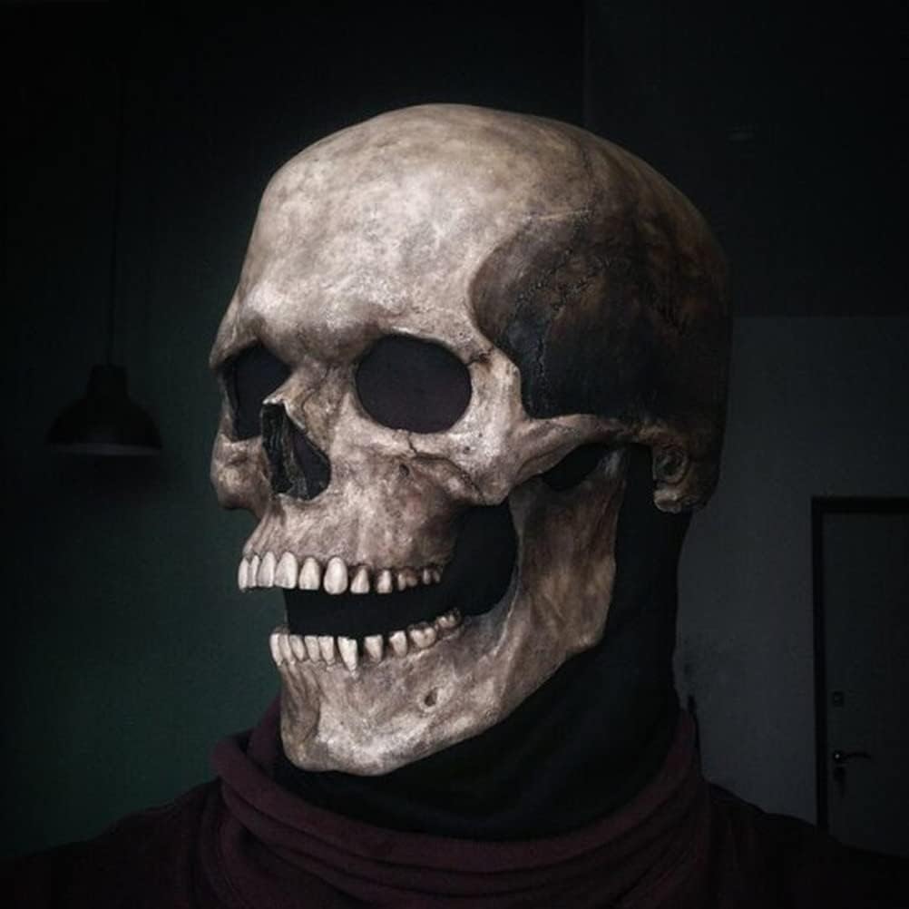 Creepy Halloween Full Head Skull Scary Mask con Chile | Ubuy