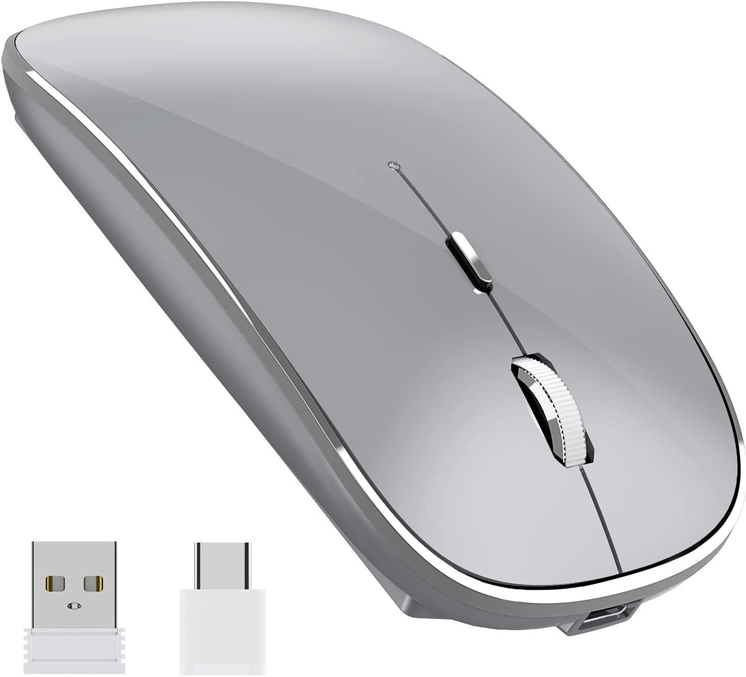 Amazon.com: LOONASA USB C Wireless Mouse, 2.4G Type C Mouse, Dual Mode ...
