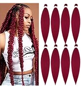 Amazon.com : SIXERSI Grey Braiding Hair Pre Stretched 26 inch Crochet ...