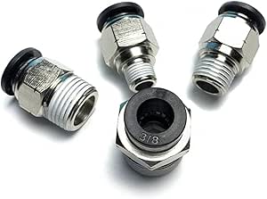 Amazon.com: ZZZYW PC Pneumatic Quick Connector NPT Male 1/8" 1/4" 3/8 ...