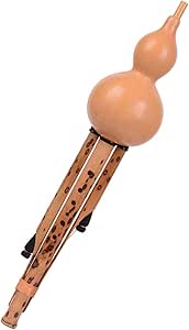 Amazon.com: Hulusi Instrument Chinese Ethnic Bamboo Gourd Flute Wind ...