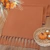 Amazon.com: yuboo Burnt Orange Table Runner, Rustic Farmhouse Table ...