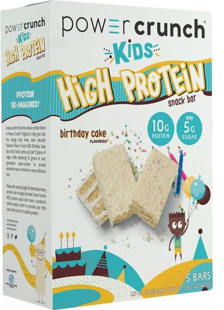 Amazon.com : Generic Kids High Protein Snack Bars, Birthday Cake Flavor ...