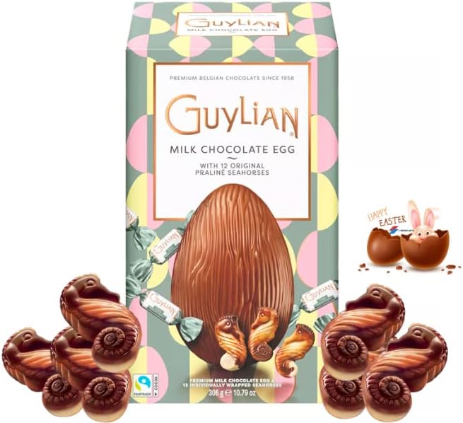 Guylian chocolate seashells easter eggs - large easter egg - luxury ...