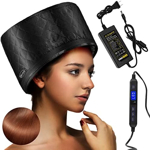 Amazon.com: Heat Cap for Deep Conditioning Adjustable Temperature ...
