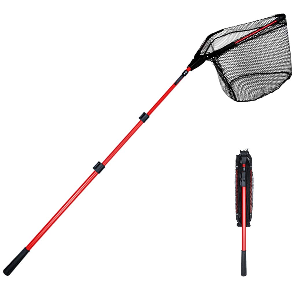 Buy Proberos® Retractable Fishing Net, Portable Aluminum Alloy Folding ...