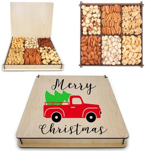 Amazon.com : Christmas Gifts for Family | Nuts Gift Basket | Box Gift ...
