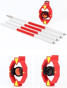 Total Station Measuring Mirror Replacement with 4 Aluminum Rods for ...