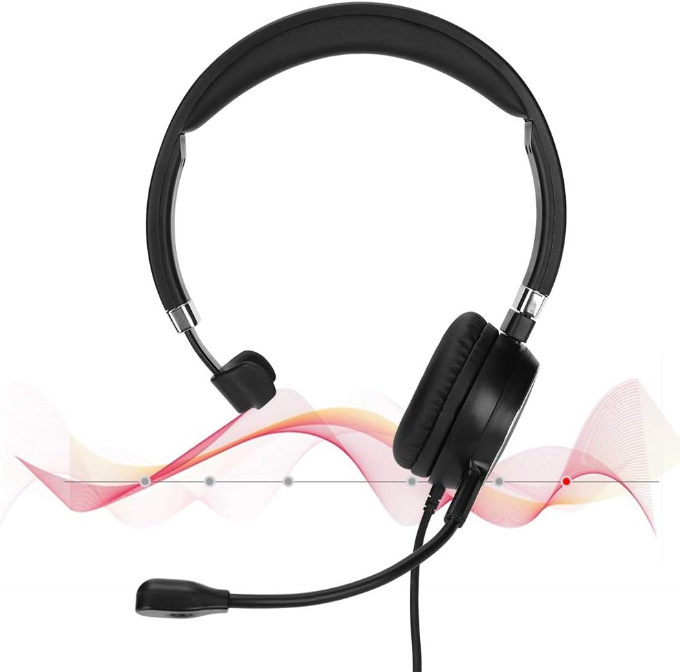 Call Center Headset, auriculares con cable USB para computadora con ...