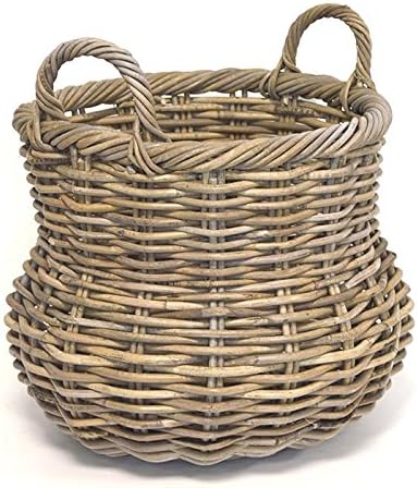 Fireside Square Log Basket - Medium Brown [Kitchen & Home] : Amazon.co ...