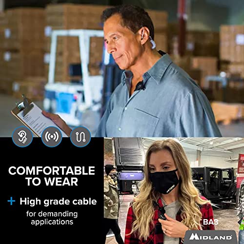 Snapklik.com : Midland BA3 Concealed Headset For Business Radios Clear ...