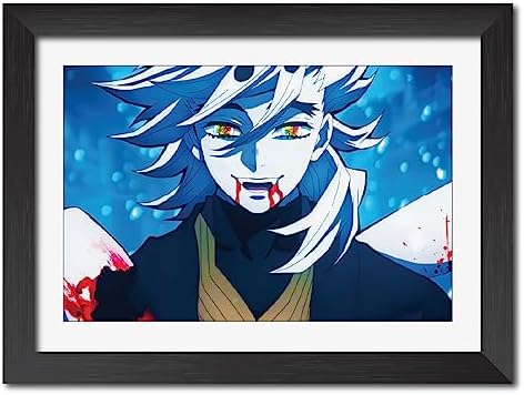 TenorArts Demon Slayer Doma poster Framed Anime Laminated Posters ...