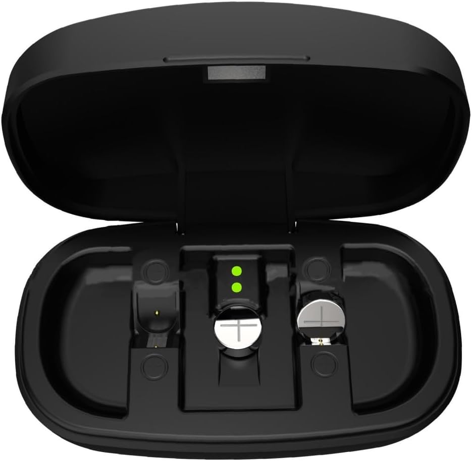 Amazon.com: Hearing Aid Battery Charger with 2 Packs 40mah Rechargeable Hearing Aids Batteries ...