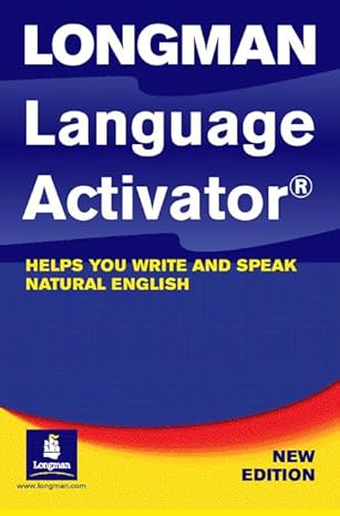 Buy Longman Language Activator Cased, New Edition Book Online at Low ...