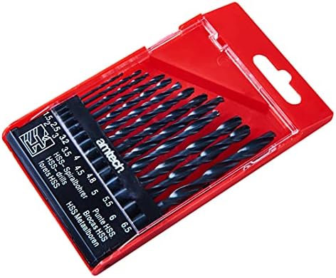 Amtech F1000 13 Piece high speed steel (HSS) drill set - small : Amazon ...