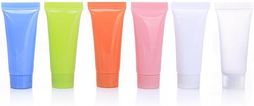 Amazon.com: Ewanda store 5ml 30 Pcs Assorted Color Refillable Empty ...
