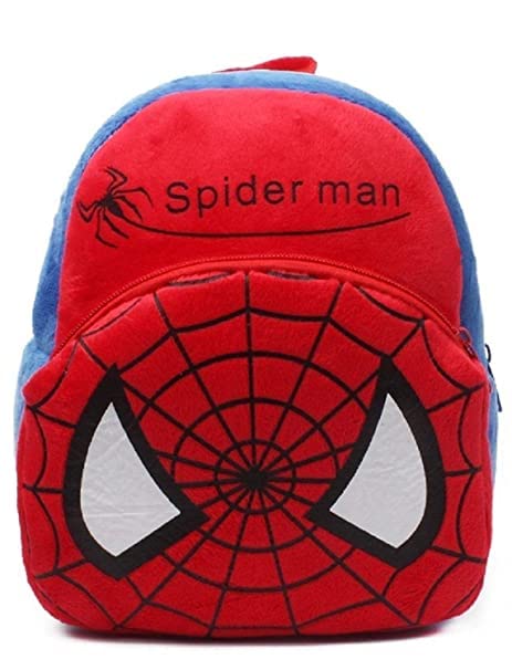 Buy KAIN Spider Man Kids School Bag/Red/Blue/kids toddler plush animal ...