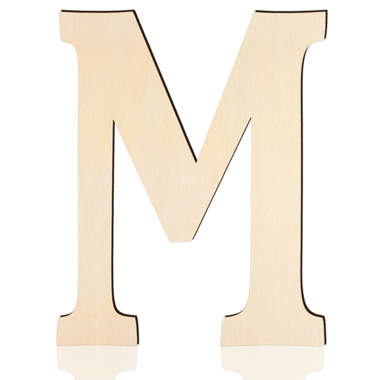 Amazon.com: Large Wooden Letters 17 Inch, Big Wood Letters M Shape ...