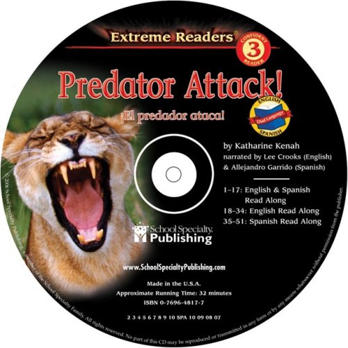 Amazon.com: Predator Attack English-Spanish Extreme Reader Audio CD ...