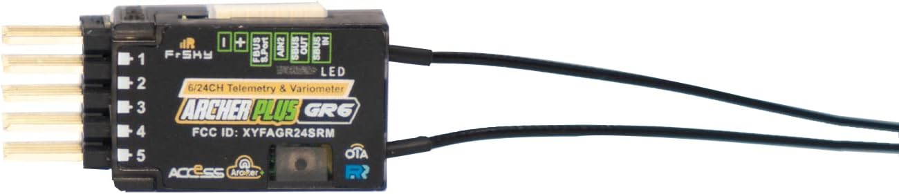 Amazon.com: FrSky Archer Plus GR6 2.4GHz 6CH Receiver with Enhanced ...