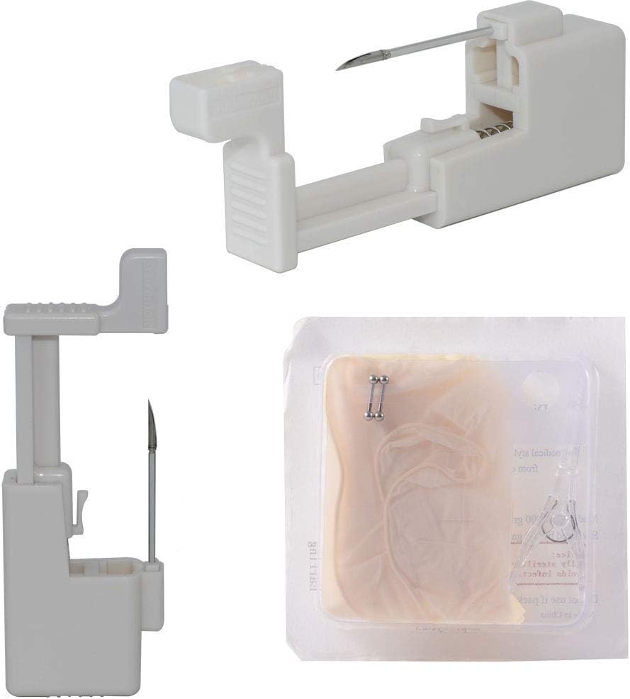 Amazon.com: CHUANCI Disposable Sterile Safe Body Piercing Gun Snakemolt ...