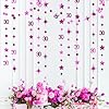 Amazon.com: Hot Pink 30th Birthday Decorations Number 30 Circle Dot ...