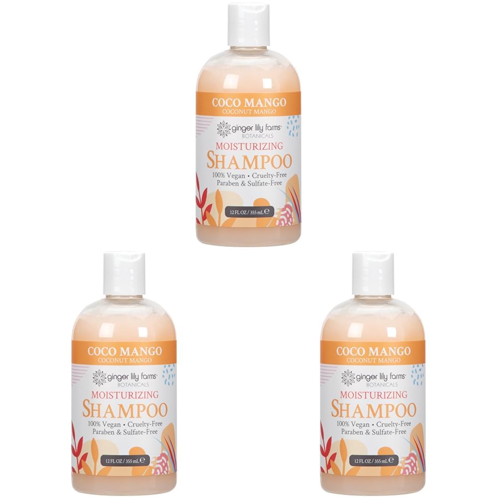 Amazon.com : Ginger Lily Farms Botanicals Moisturizing Shampoo for All ...