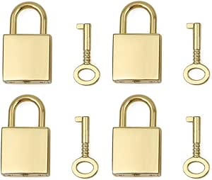 4Pcs Mini Padlock with Key Vintage Antique Style Lock for Jewelry Box ...