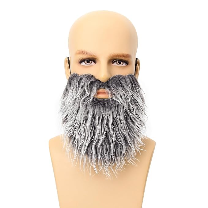 Amazon.com: FYXZHUO Facial Hair Novelty Realistic Fake Beard for Adult ...