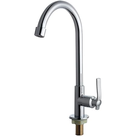 Cold Water Sink Faucet High Arc Single Handle One Hole Faucet for ...