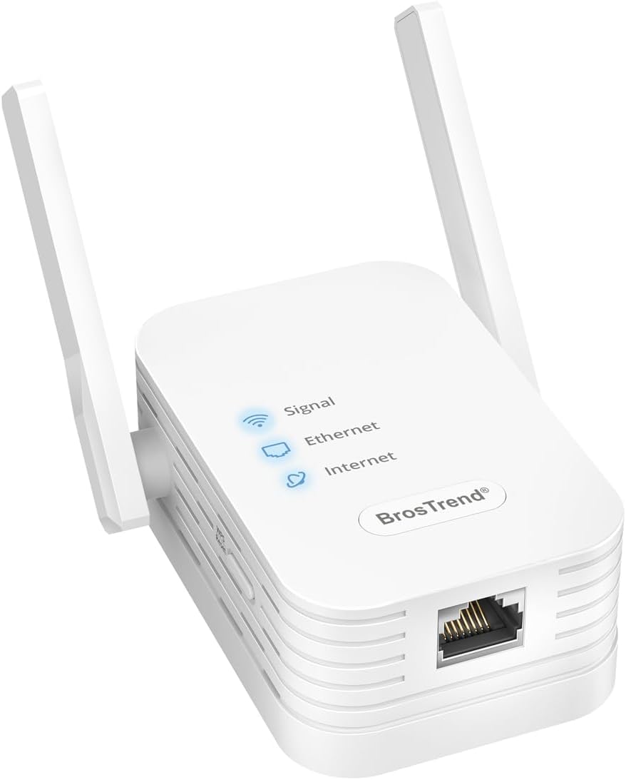 Amazon.com: BrosTrend Universal WiFi to Ethernet Adapter, Support Turning off Extender WiFi ...