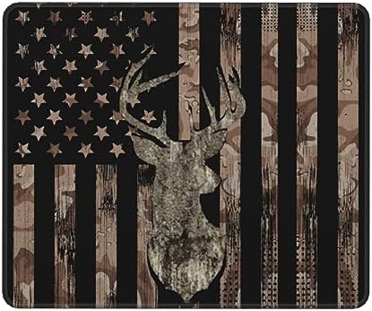 Amazon.com: Camo American Flag Deer Rectangle Mouse Pad Premium ...