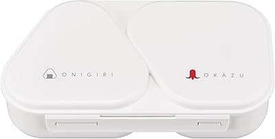 Amazon.co.jp: オーエスケー（OSK) おにぎり ランチケース 弁当箱 465ml パステル ブルー 押し型付 抗菌 ロック付き 電子レンジ対応 LS-15 日本製 : 食品・飲料・お酒