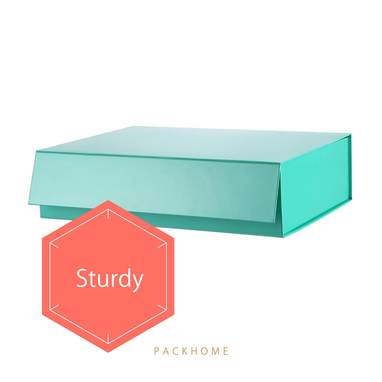 PACKHOME 5 Gift Boxes 13x9.7x3.4 Inches, Large Gift Boxes with Lids ...