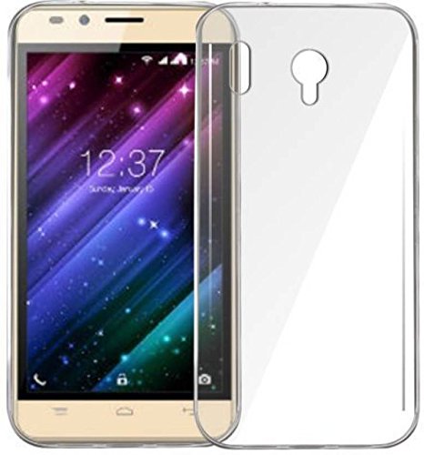 Inktree& Soft Silicone Transparent Crystal Clear Soft Back Case Cover ...