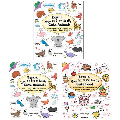 Amazon.com: Kawaii Series 3 Books Collection Set By Angela Nguyen (How ...