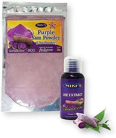 Amazon.com: Combo Set Real Ube Purple Yam Flavoring Extract from ...