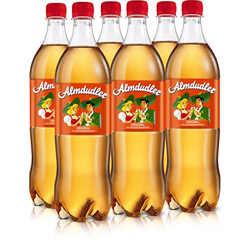 18 Flaschen a 1000ml Almdudler Kräuterlimonade inc.4,50€ EINWEG Pfand ...
