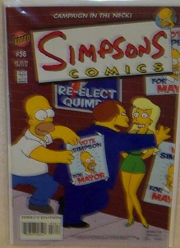 Simpsons Comics 2001 Bongo Entertainment Direct Edition Comic Book ...