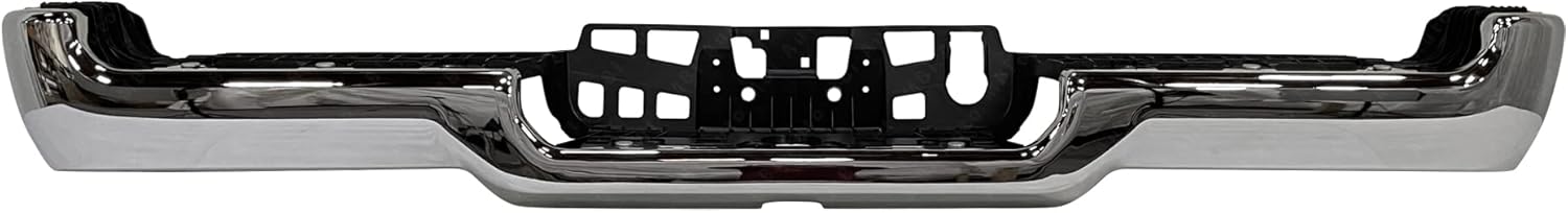Amazon.com: BUMPERS THAT DELIVER - Chrome, Steel Rear Step Bumper Face Bar Compatible with 2019 ...