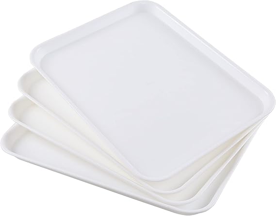 Amazon.com | Bblina Plastic Serving Trays, Fast Food Serving Trays Set ...