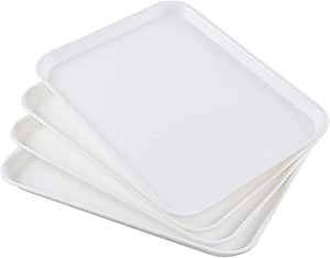 Amazon.com | Bblina Plastic Serving Trays, Fast Food Serving Trays Set ...