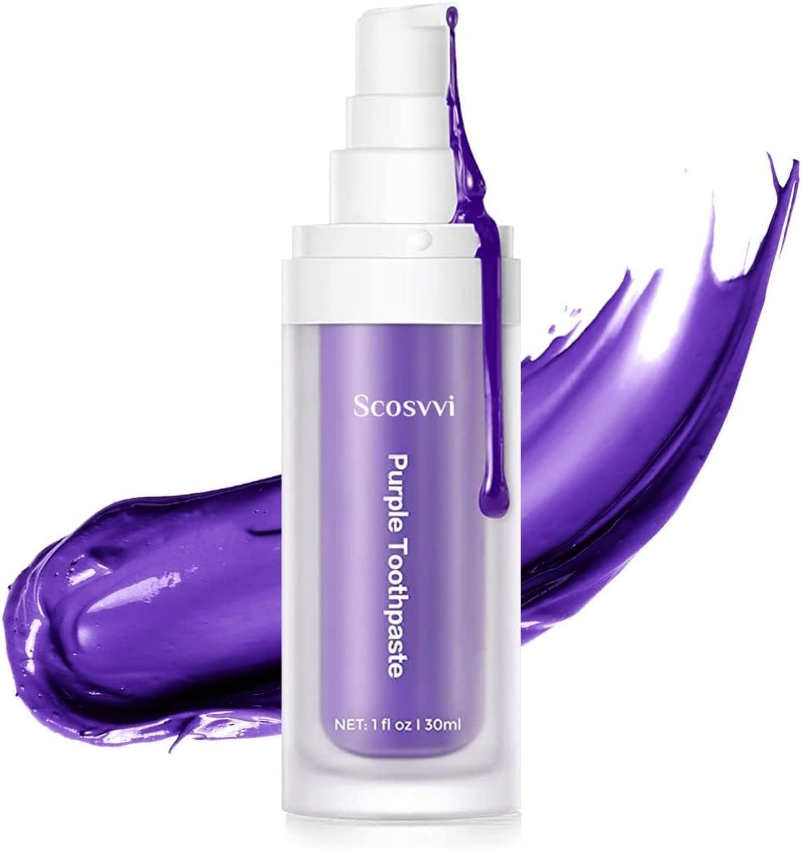 Amazon.com : Purple Toothpaste for Teeth Whitening, Color Corrector ...
