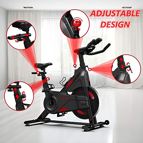 Stationary Bike for Home, Dripex Exercise Bike Indoor with 300LBS ...