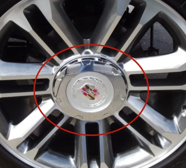 Amazon.com: 4PCS Wheel Hub Cap 22906845 for Escalade 2015-2020 Color ...